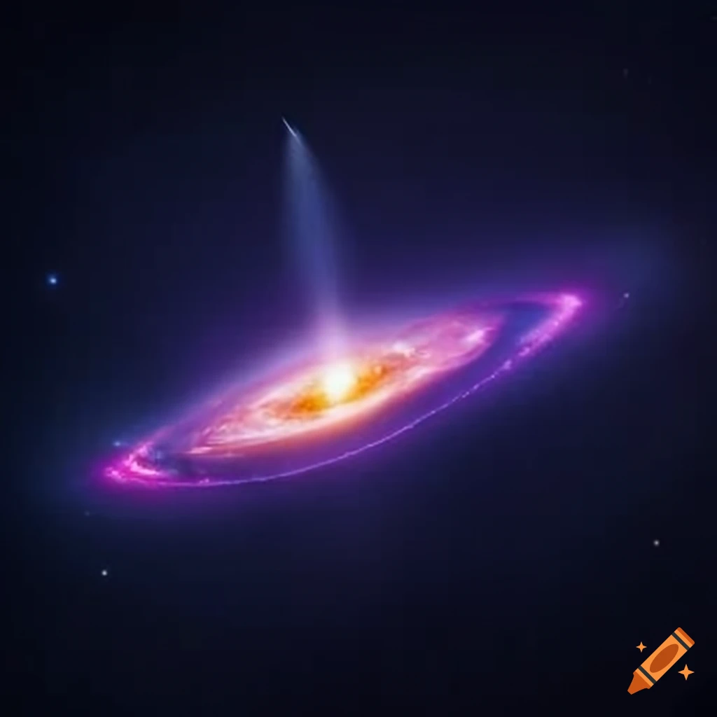 Radio galaxy on Craiyon