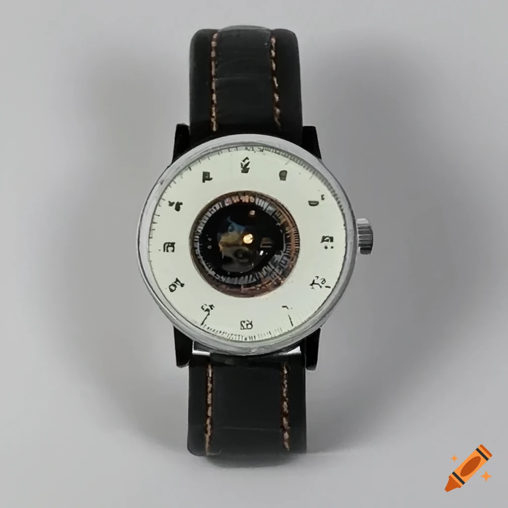 Antique NASA space survival plastic white watch with radiation ...