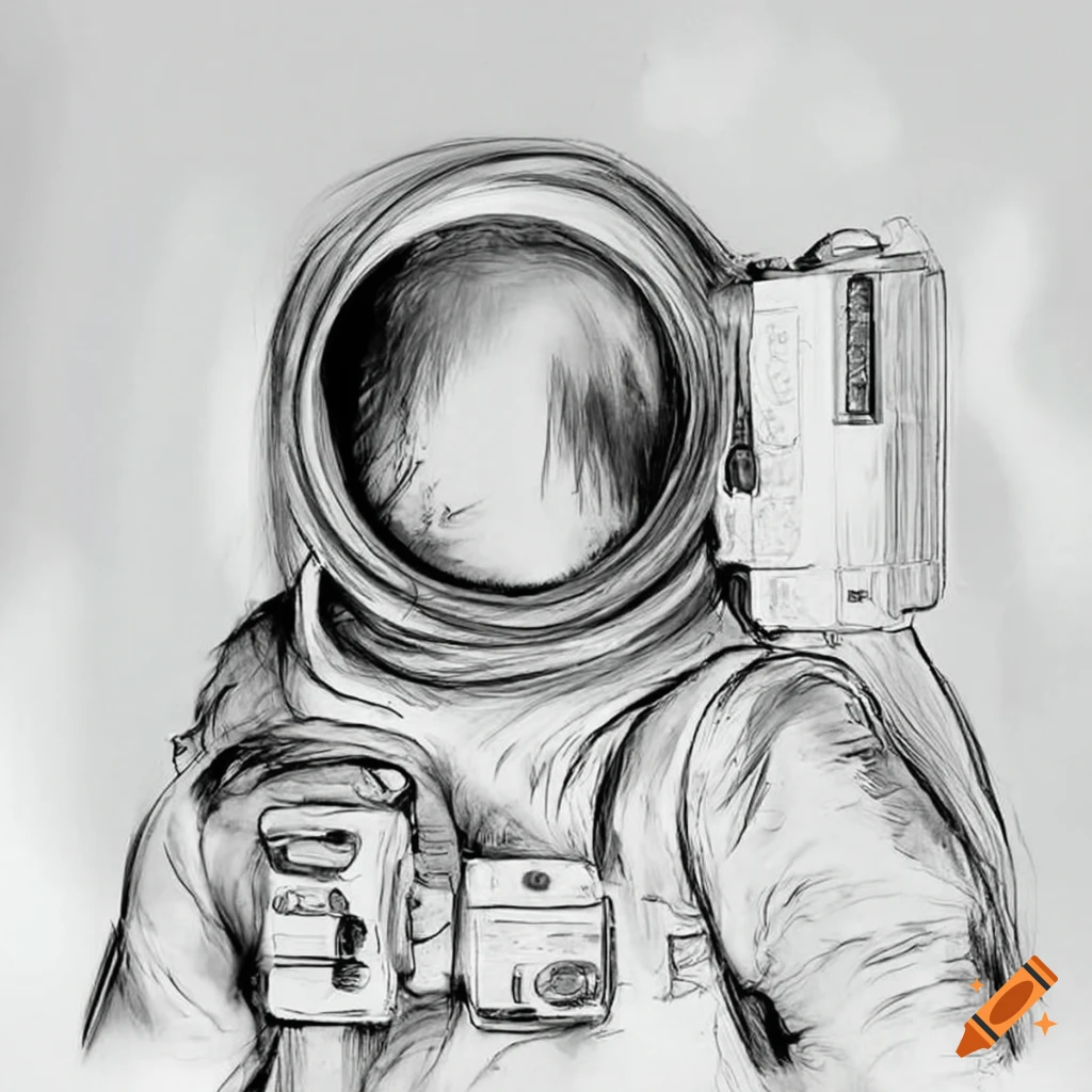 Astronaut head symbolizing wisdom and knowledge on Craiyon