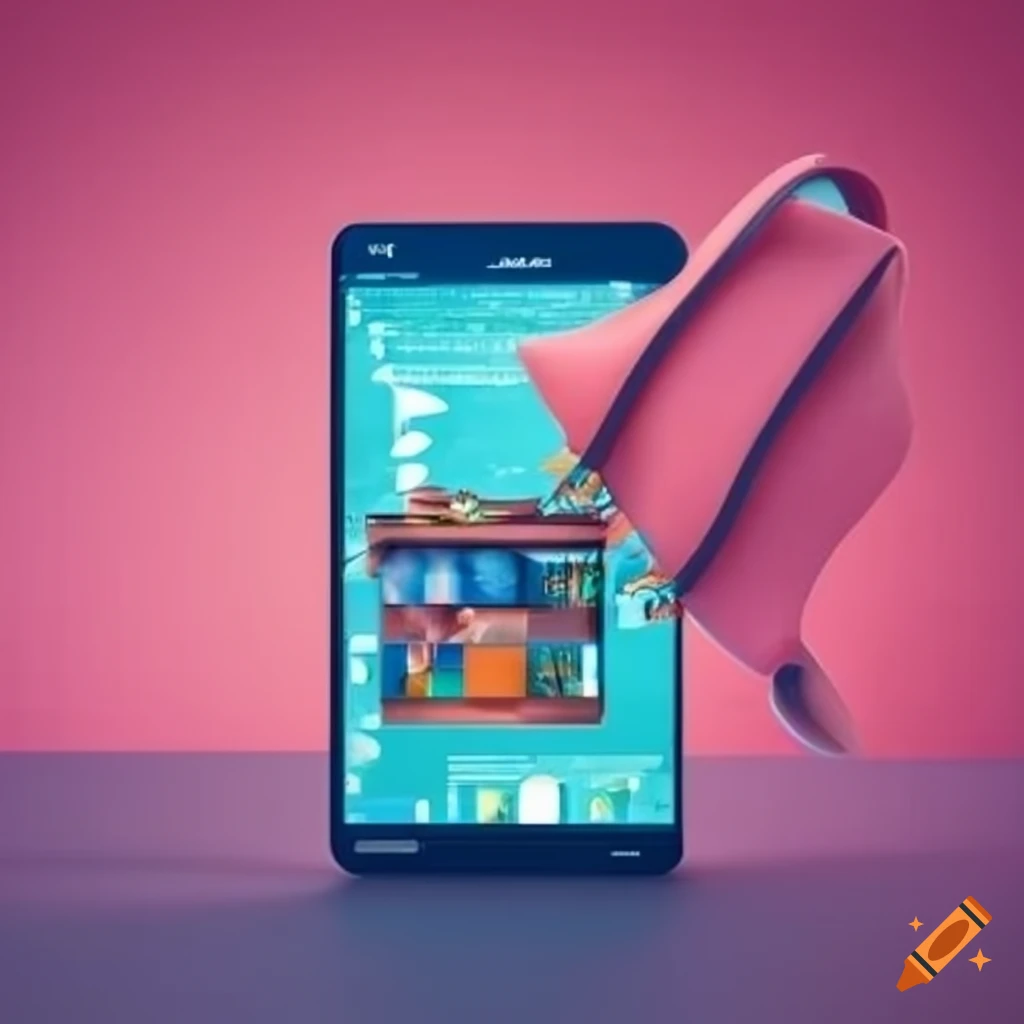 Trendy tech & play e-commerce store image on Craiyon