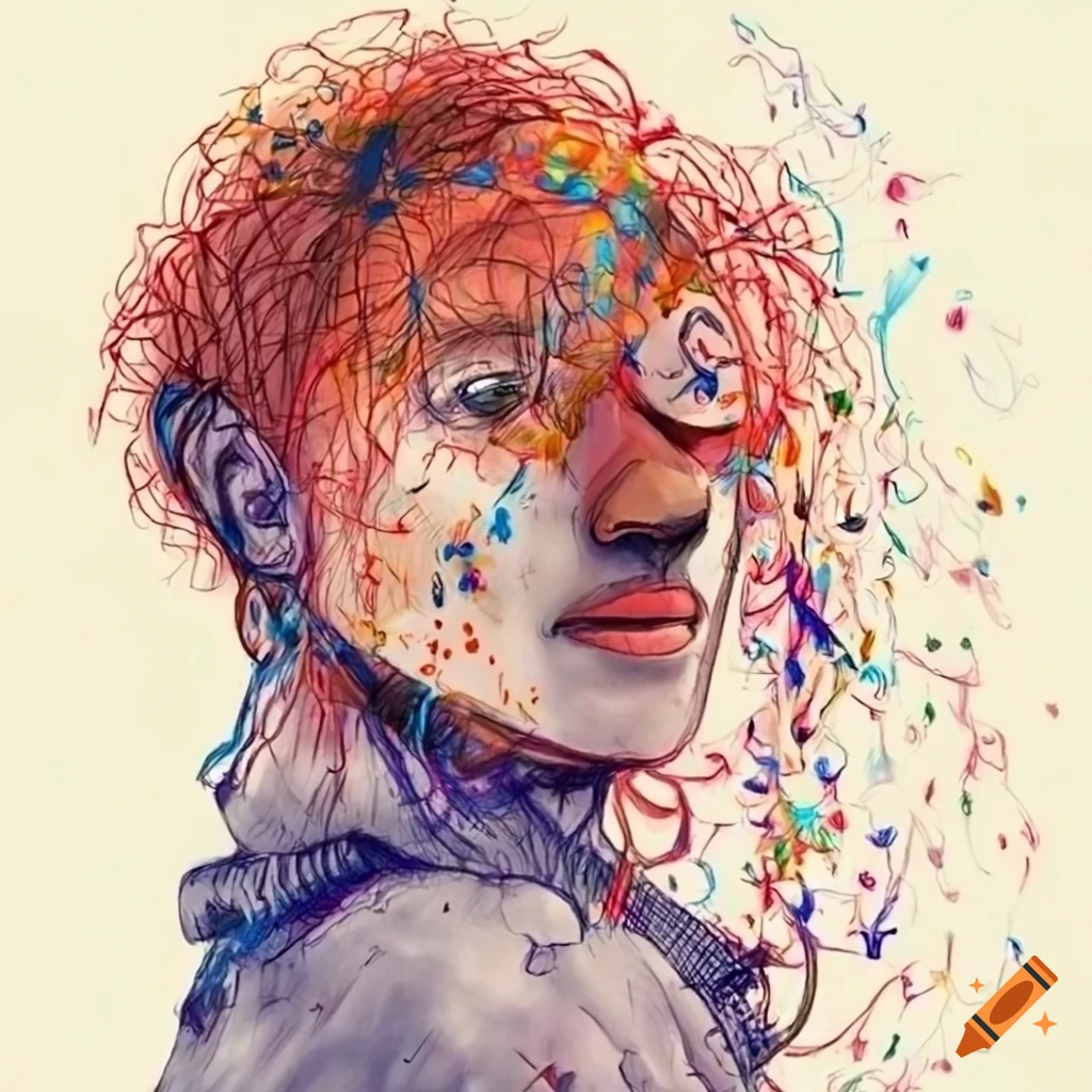 Representation of confusion in a drawing on Craiyon