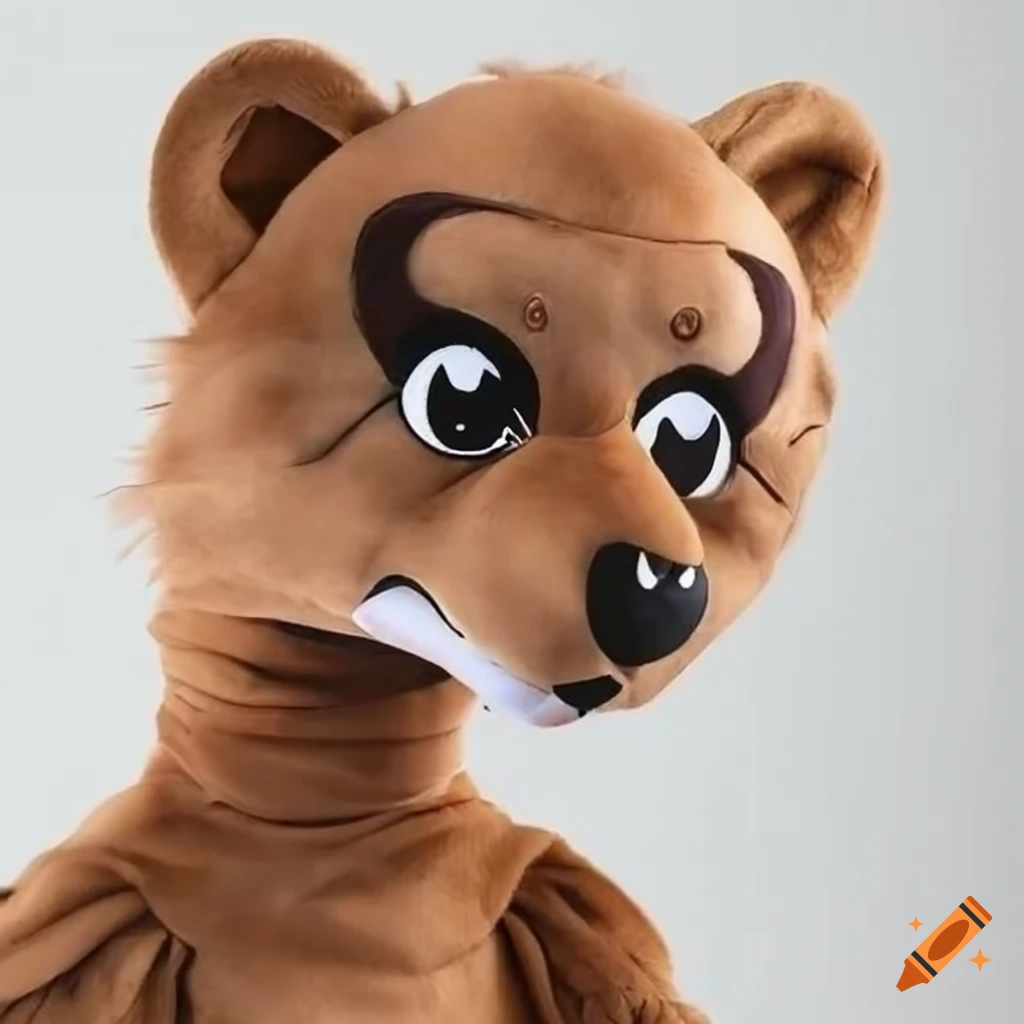 Two kids in full body fossa mascot costume fursuits on Craiyon