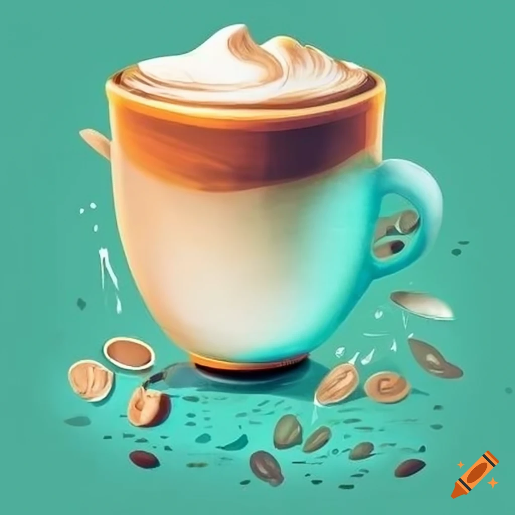 Coffee connections poster series featuring whimsical paths connecting ...