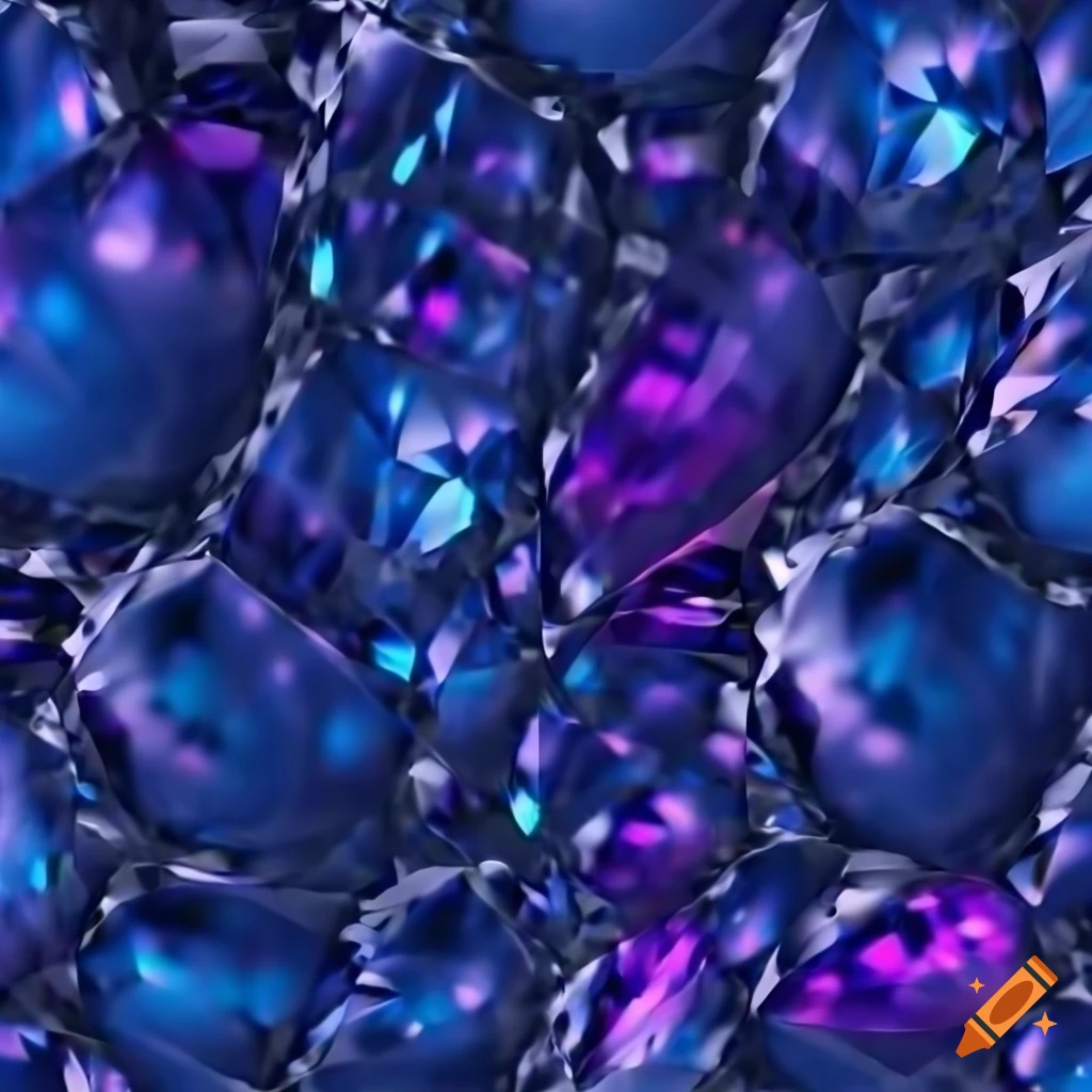 Seamless sapphire gem texture on Craiyon
