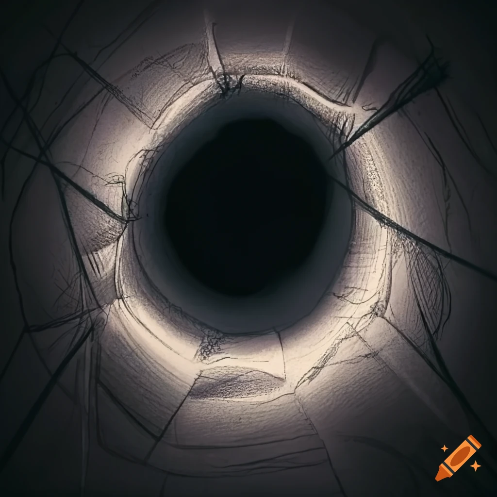 Empty hole in the ground on Craiyon