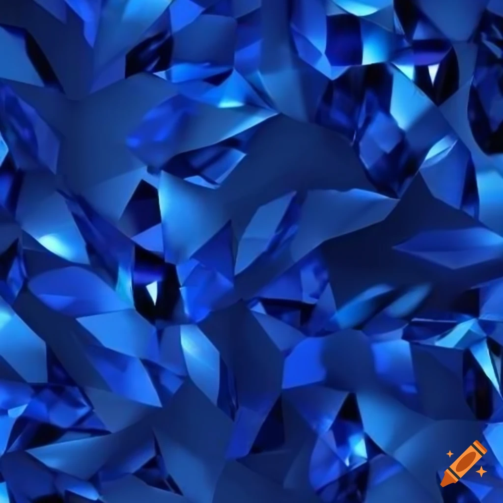 Seamless sapphire gem texture on Craiyon