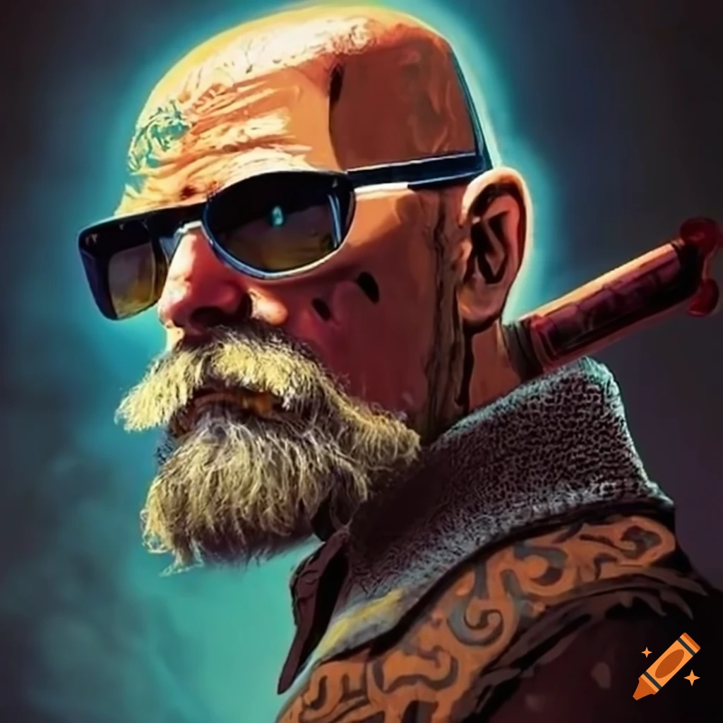 Walter white in chemical conqueror victory pose on Craiyon