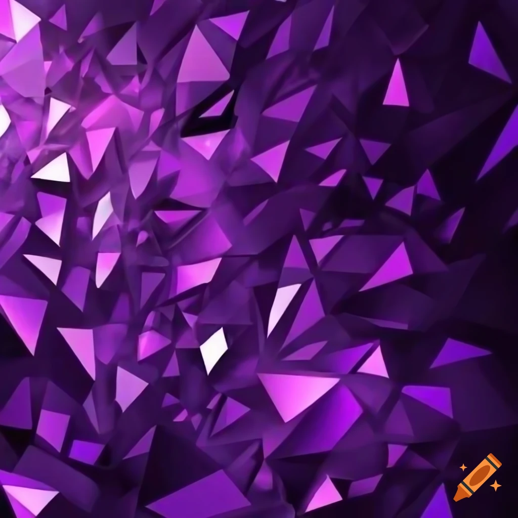 Dark purple crystal background on Craiyon