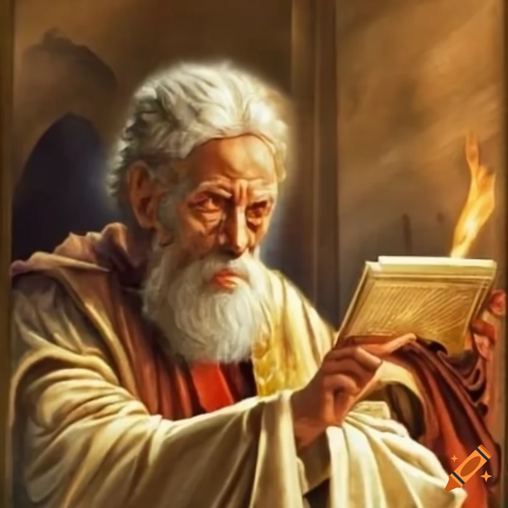 Isaiah from the bible on Craiyon