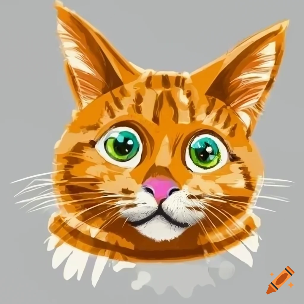 Cat line art clipart on Craiyon