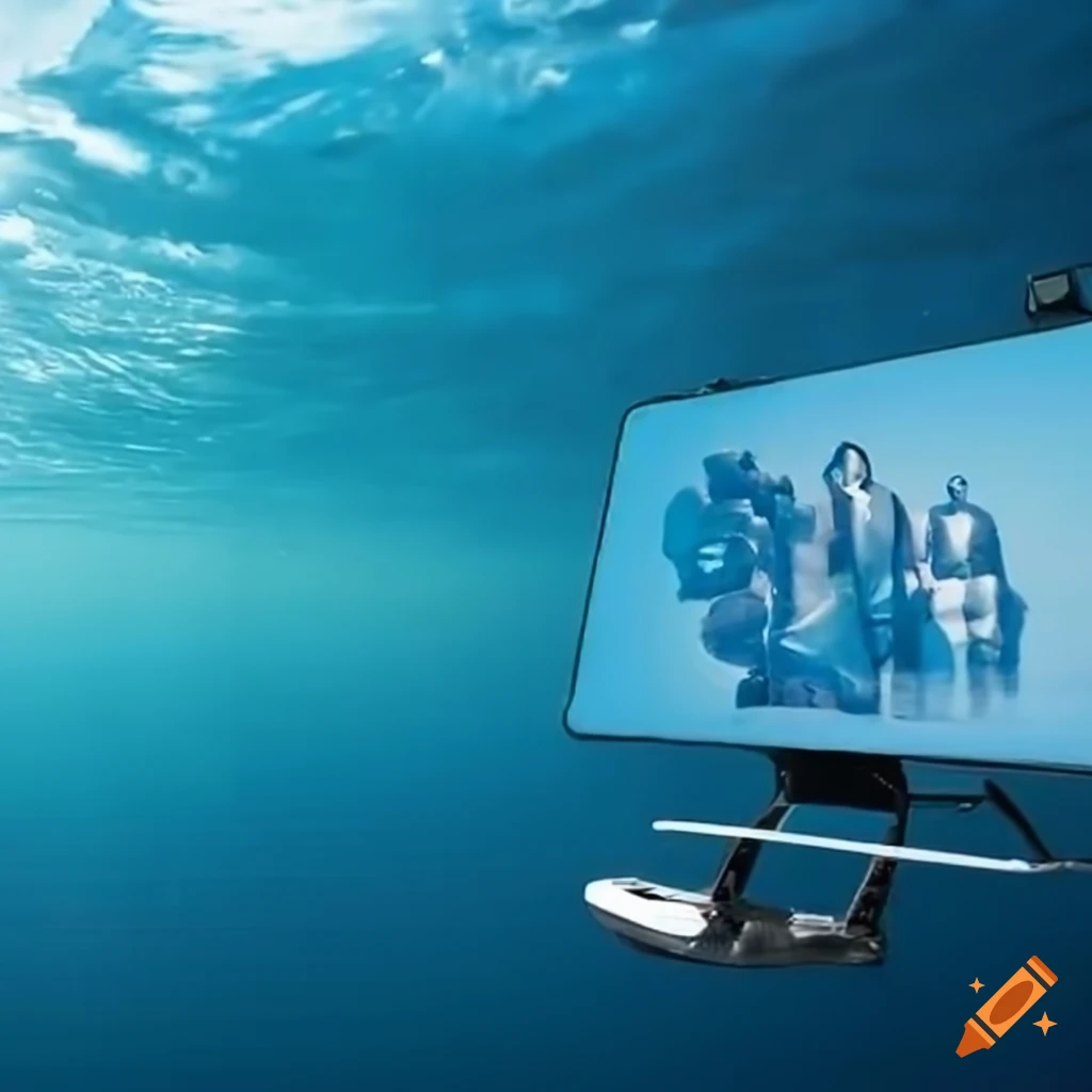 Scuba diving insurance billboard for an insurance company on Craiyon