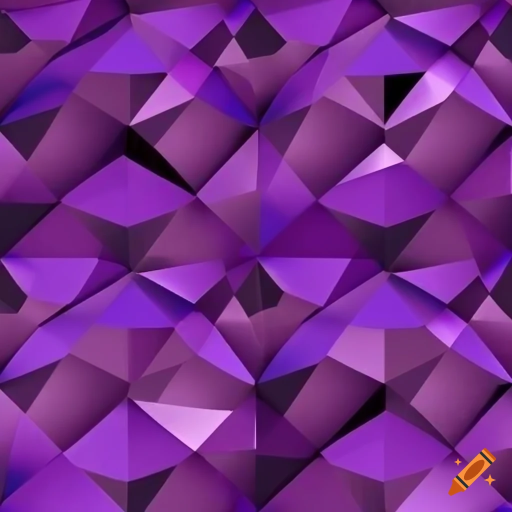 Seamless purple gem texture with triangles on Craiyon