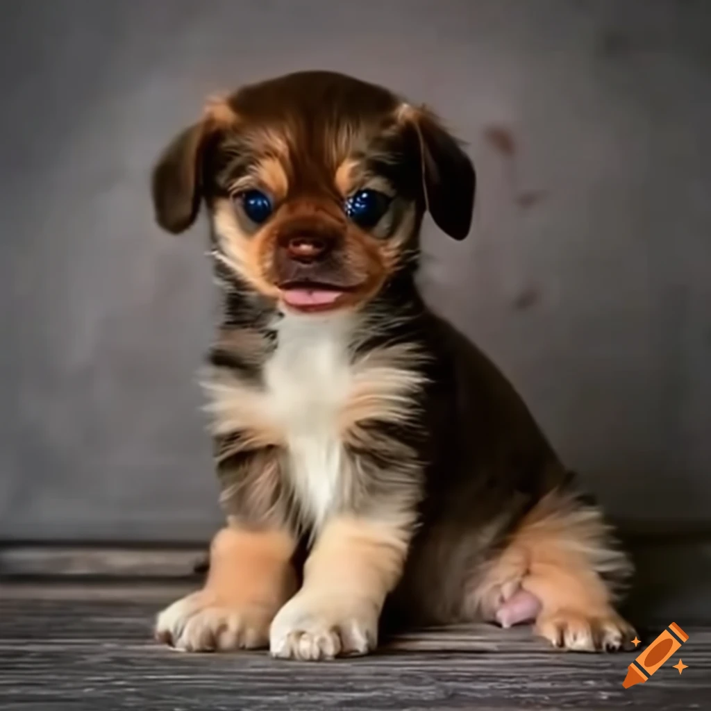 Extremely amazingly adorable puppy on Craiyon