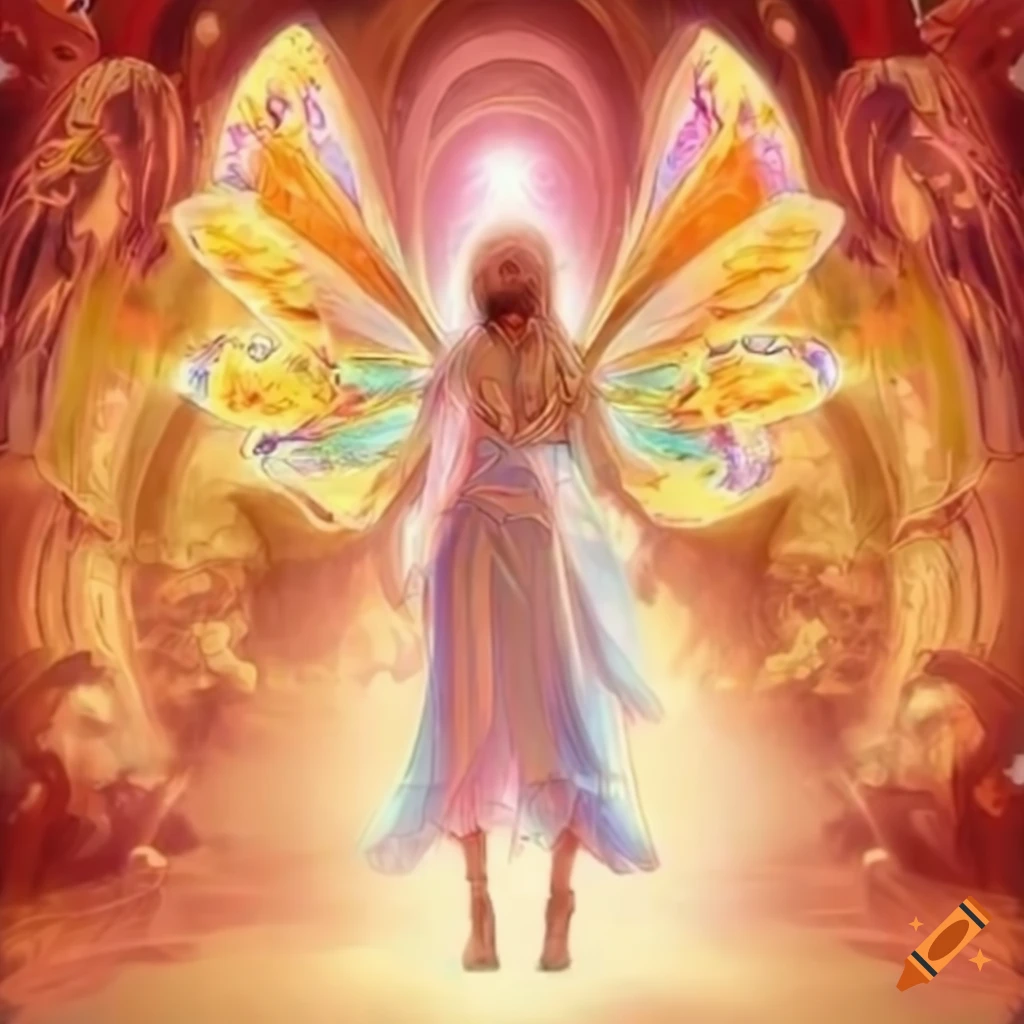 Beautiful anime-style depiction of catholic fairy st martin of tours ...