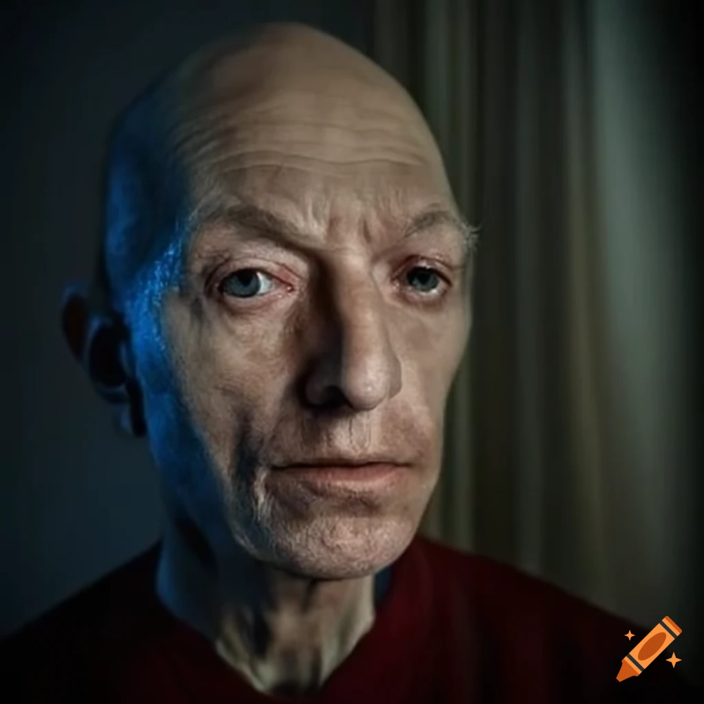 Expressionless male surgeon in a color photograph on Craiyon