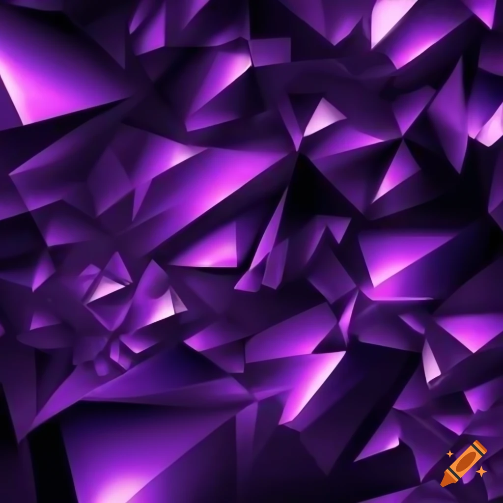 Dark purple crystal background on Craiyon