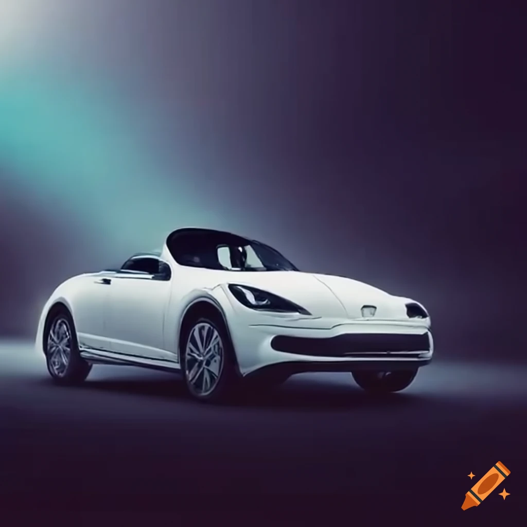 Canada goose driving a white car on Craiyon