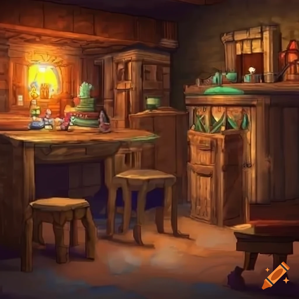 Rpg maker mz village inn on Craiyon