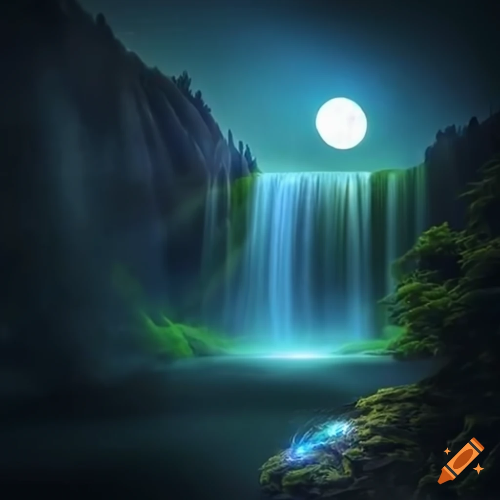 Labrador with enchanting moonlight patterns and dynamic shadows on Craiyon