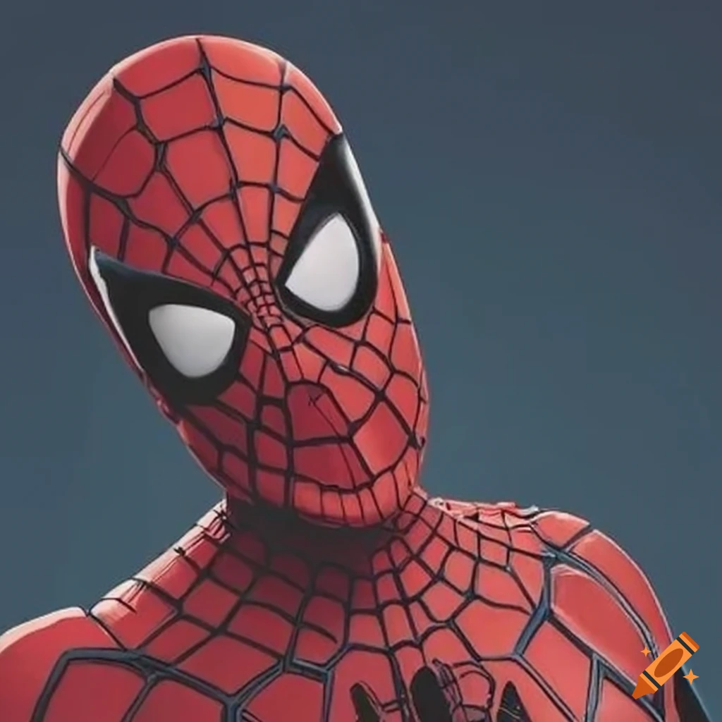 Spider-Man with teeth on Craiyon