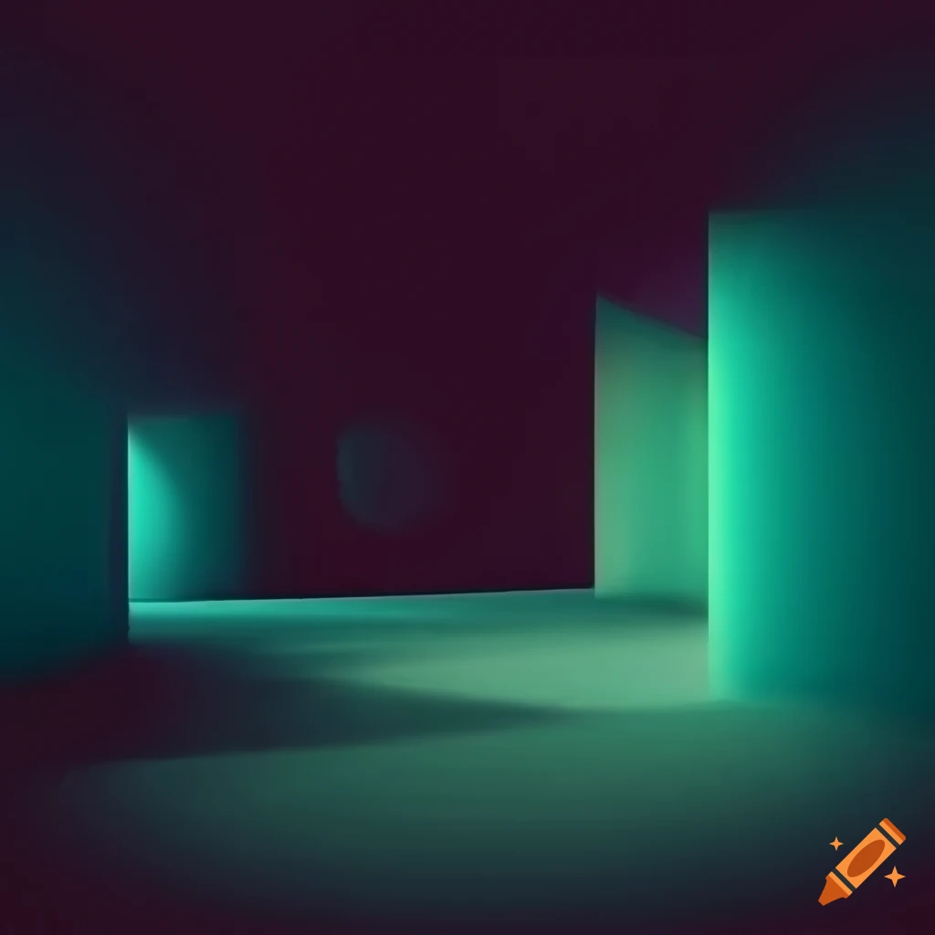 Drawing of a liminal space on Craiyon