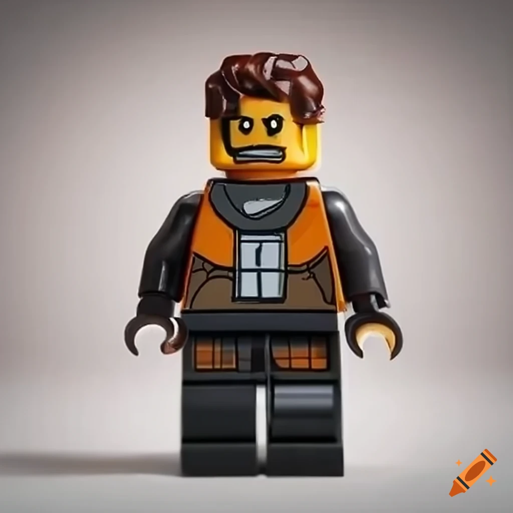 Classic lego minifigure in the style of gordon freeman from half-life ...