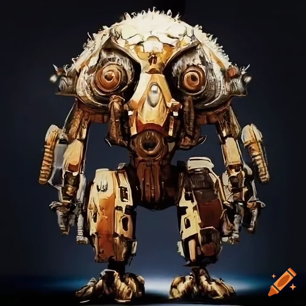 Sophisticated mech with stunning high definition and intricate layering ...
