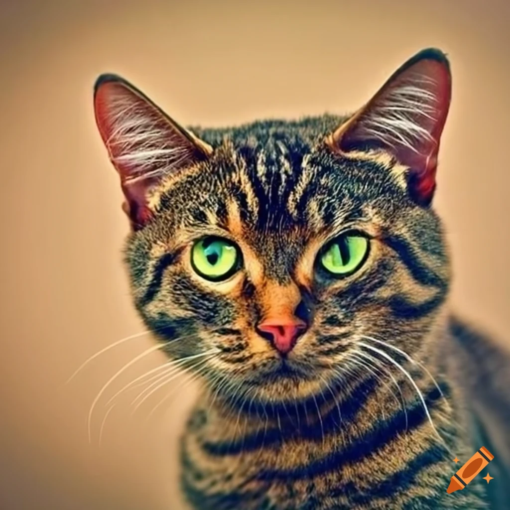 Nice looking cat on Craiyon