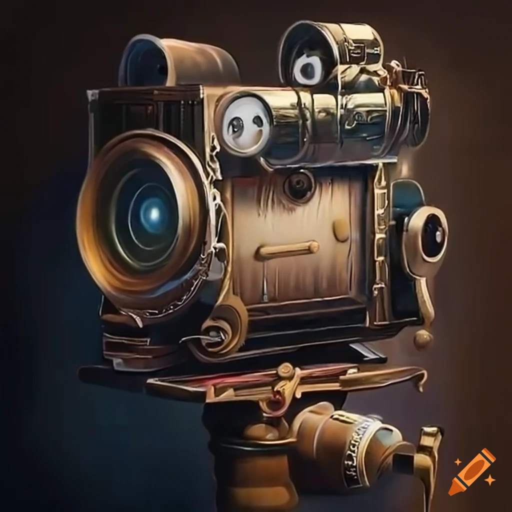 Elegant arri cinema camera with details inspired by ghibli on Craiyon