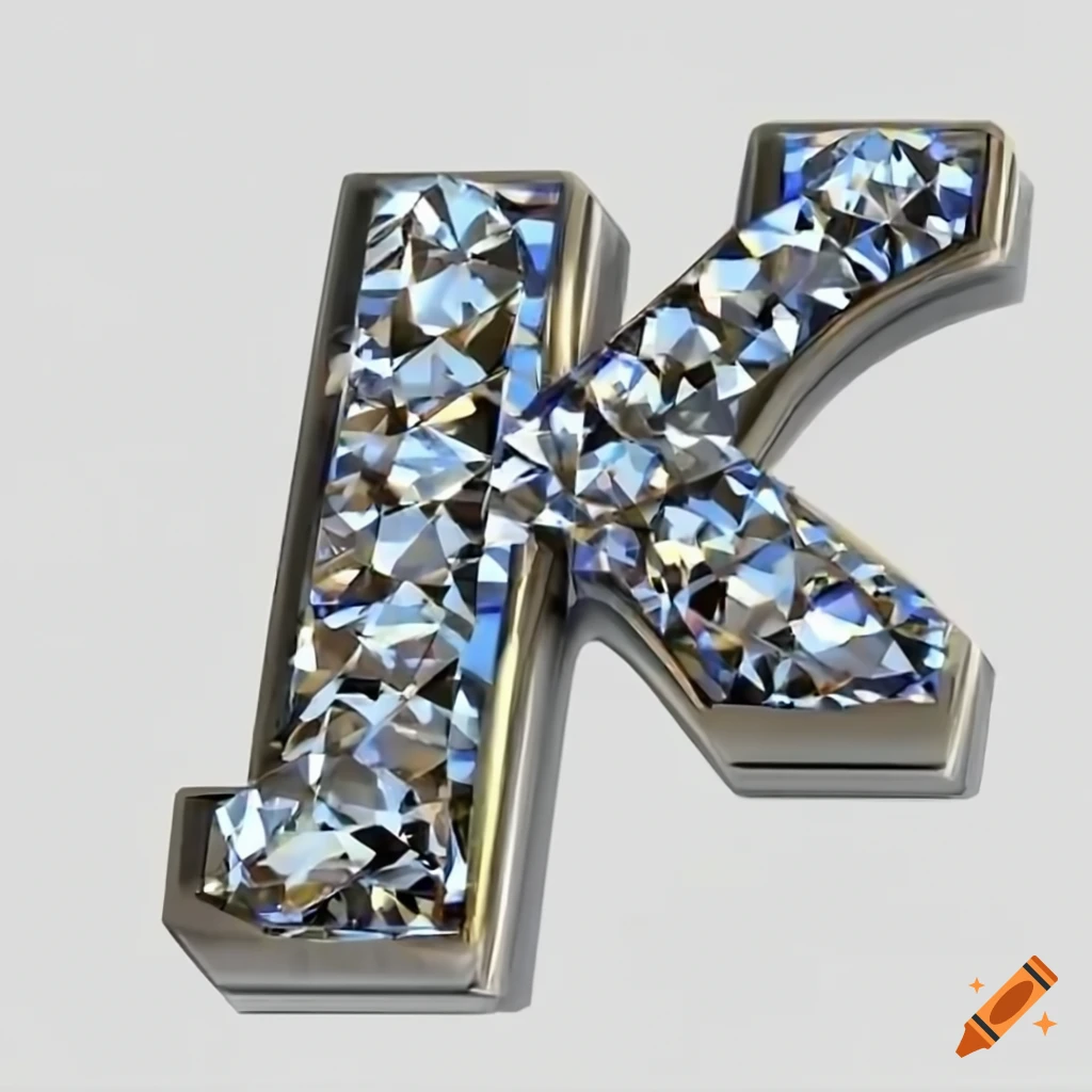 Vvs diamond letter s in 3d render on Craiyon