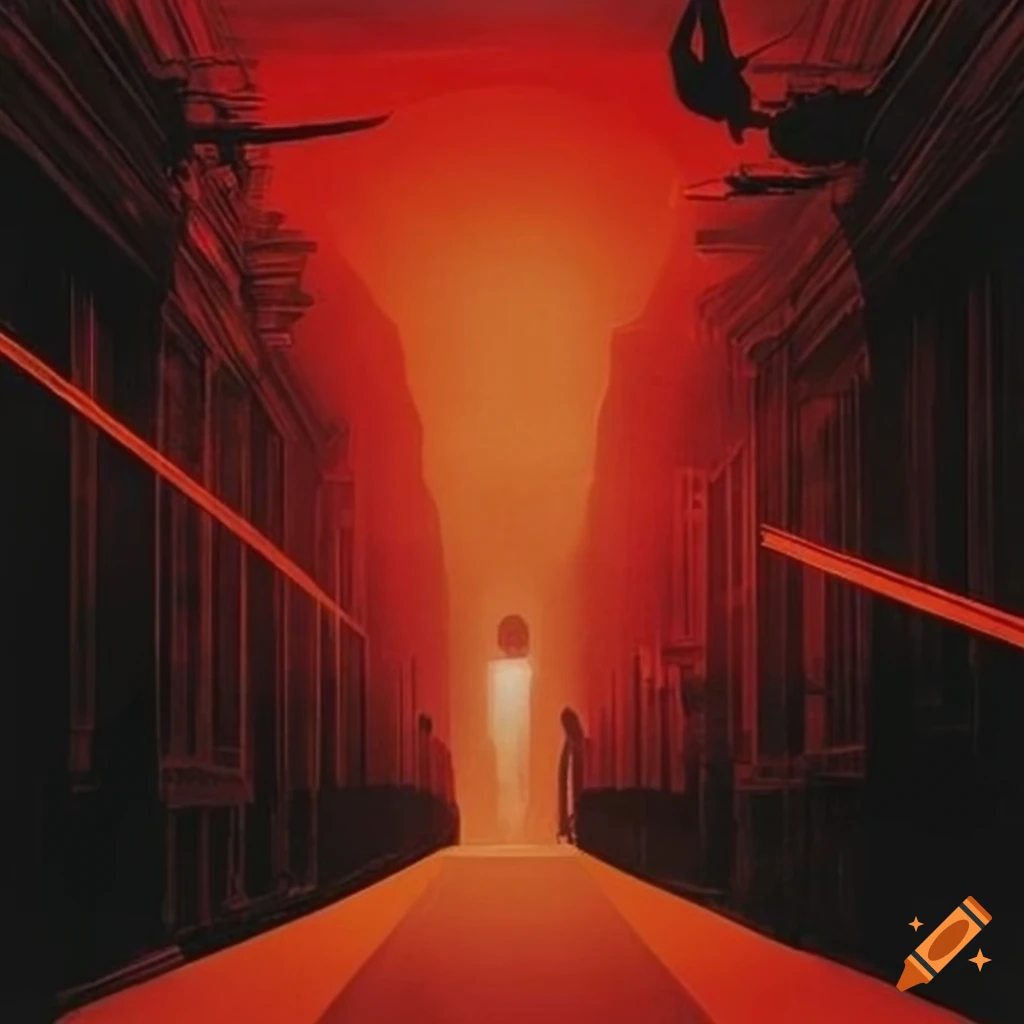 Film noir science fiction warp records album cover on Craiyon