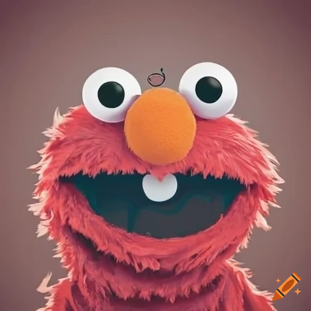 Elmo rapping on Craiyon