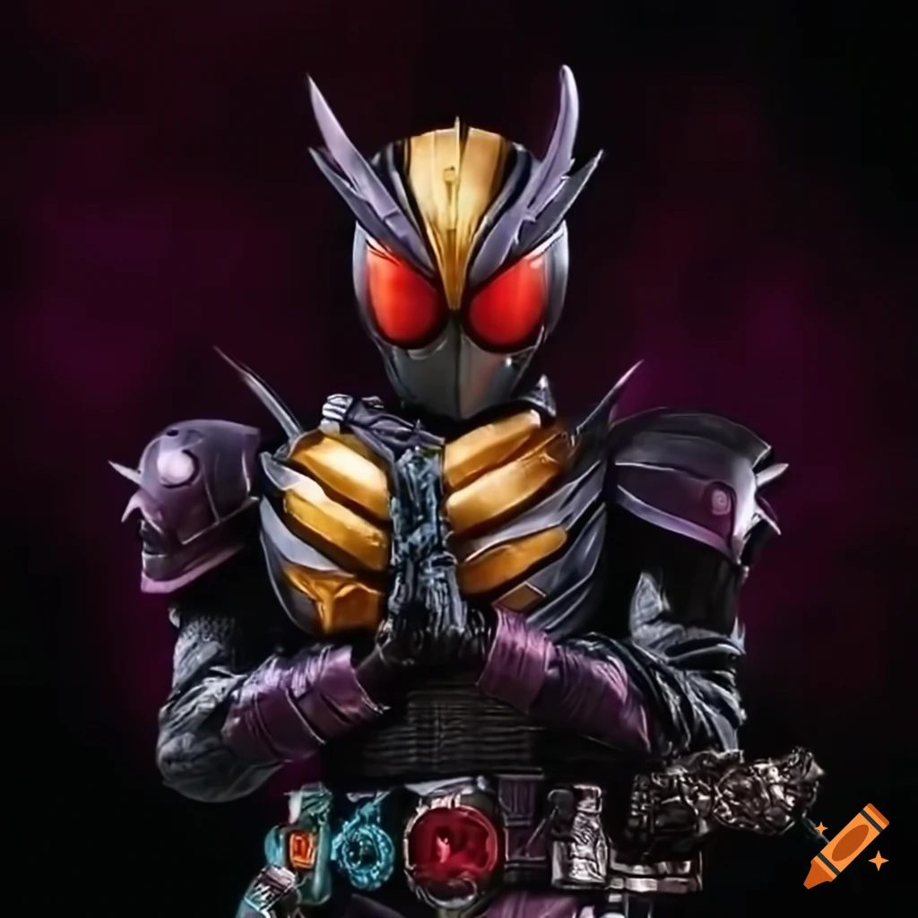 Kamen rider century king shadow moon in high resolution on Craiyon
