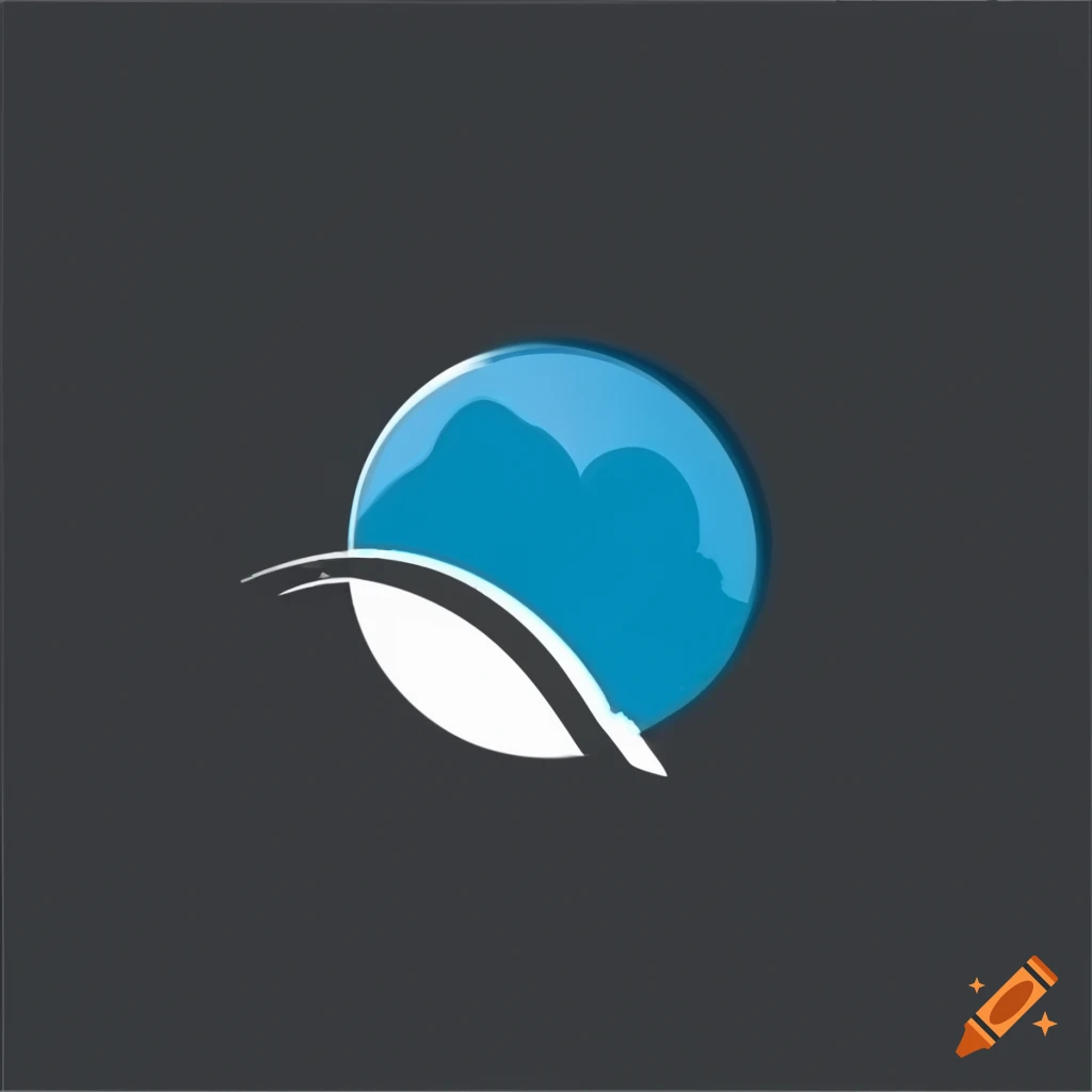 Engineering logo design with flowing water on Craiyon