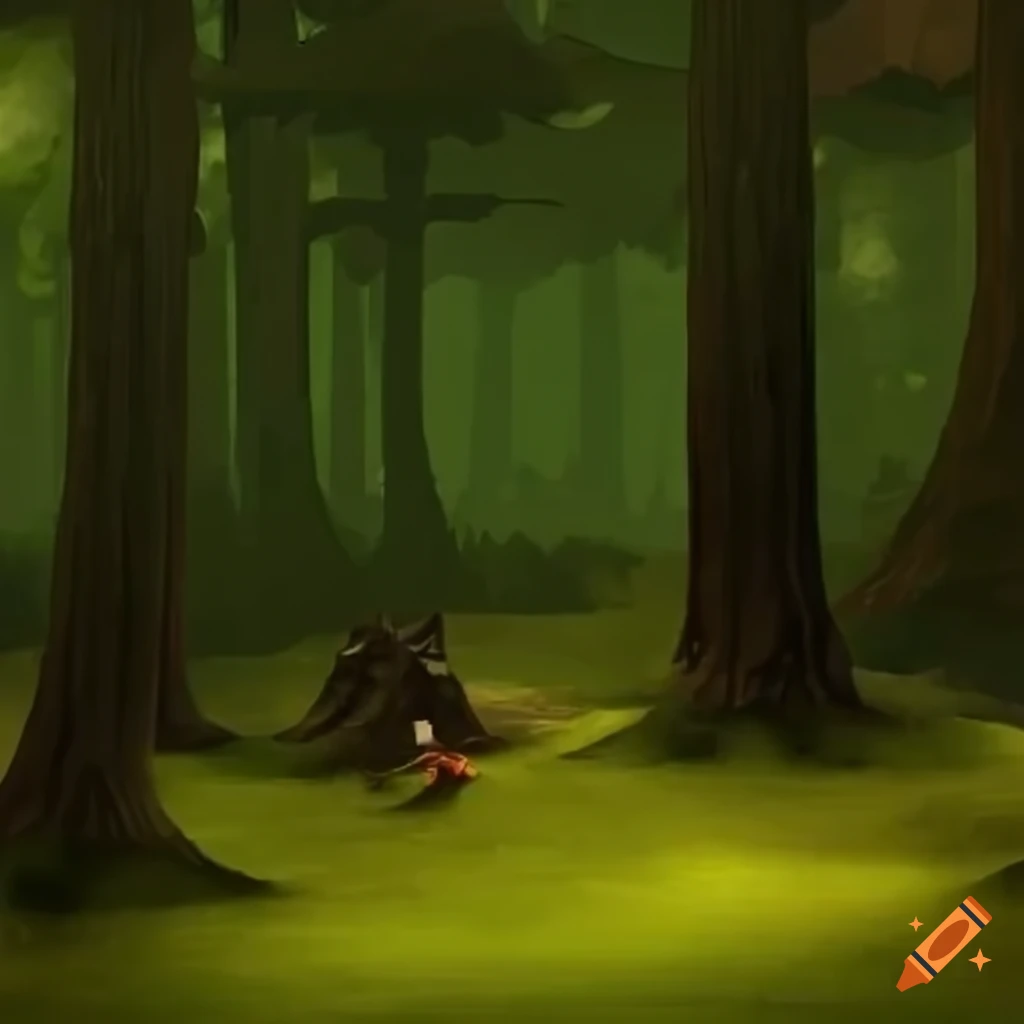 Scenic forest from a ps2 game on Craiyon