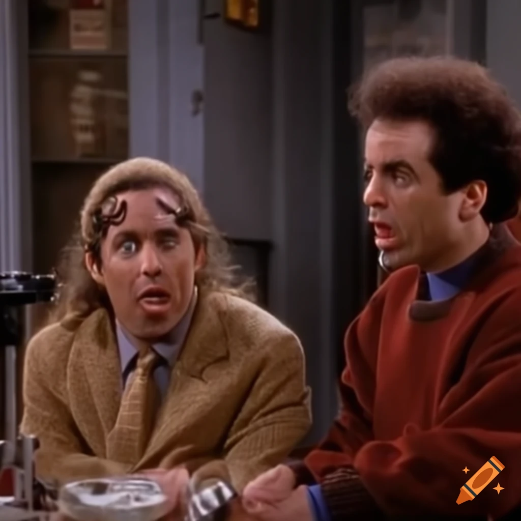 The most famous episode of Seinfeld on Craiyon