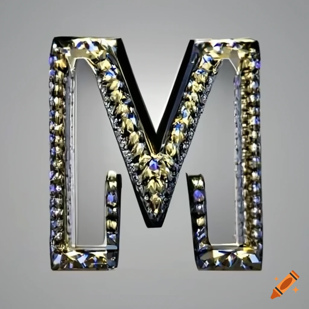3d render of the letter w in vvs diamond on Craiyon