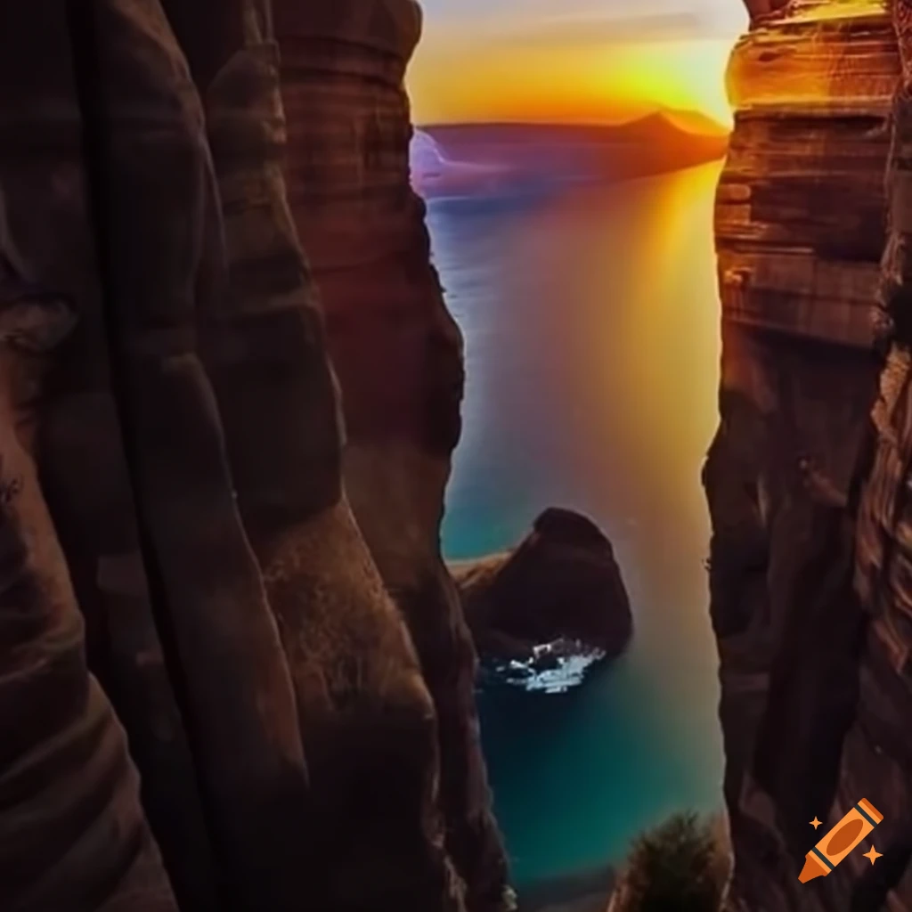 Breathtaking view on Craiyon