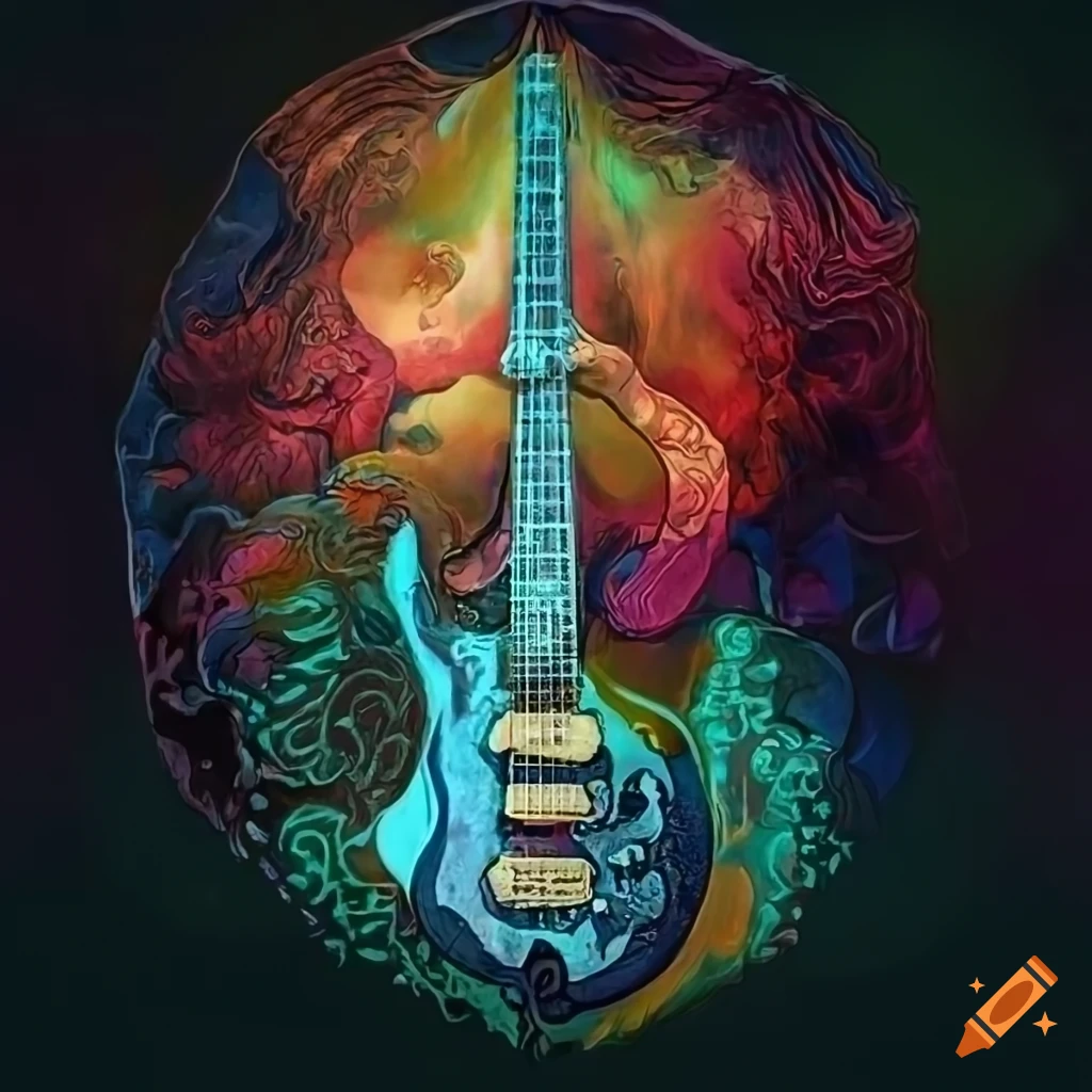 Prog rock poster on Craiyon