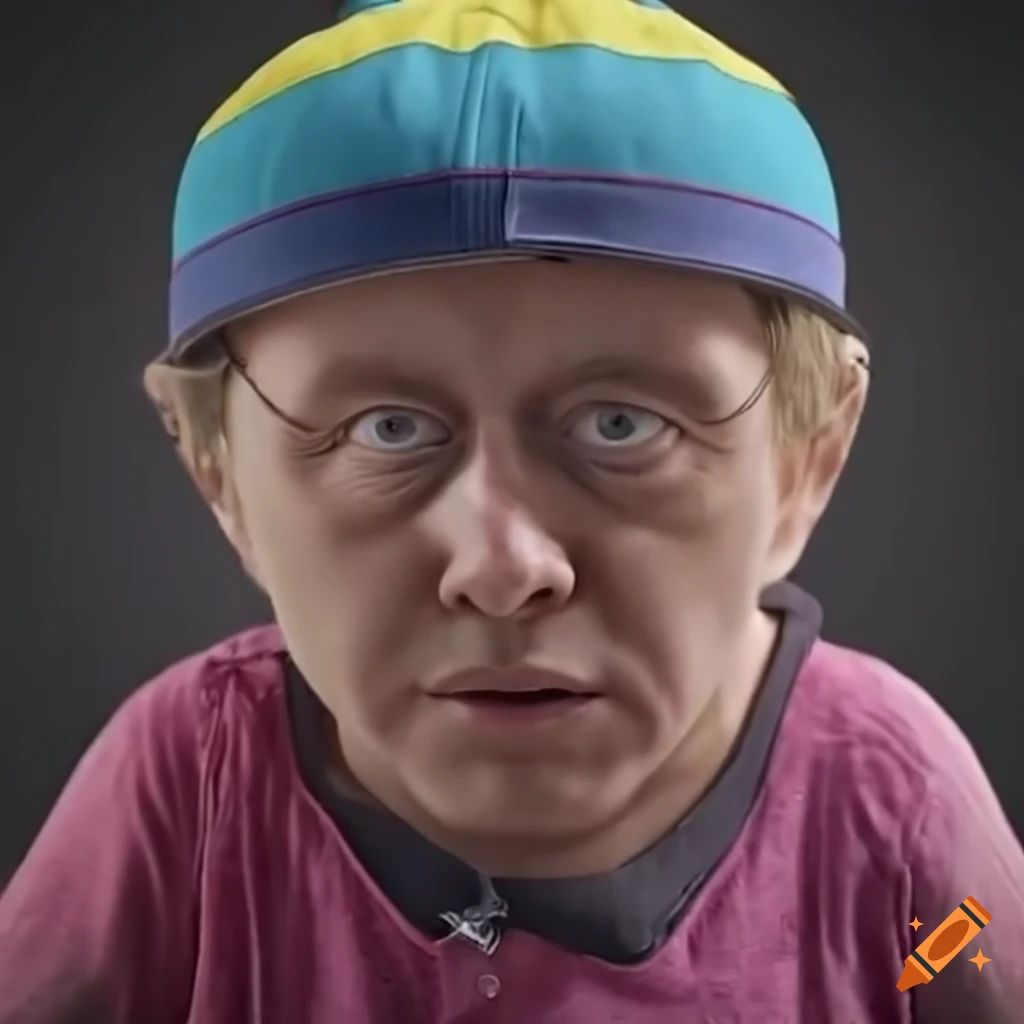 Hyper realistic eric cartman skateboarding in a video part on Craiyon