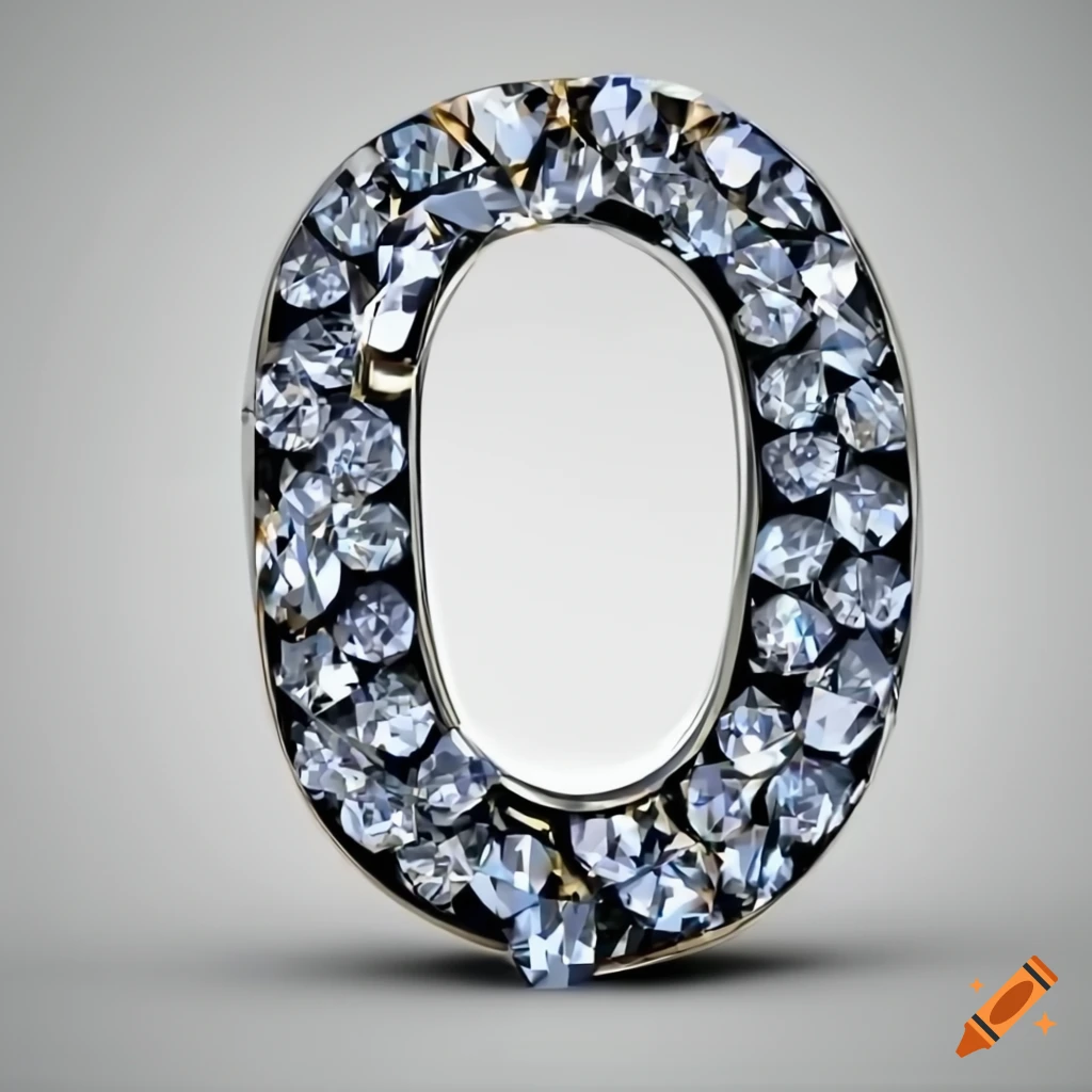 3d render of the letter s in vvs diamond font on Craiyon