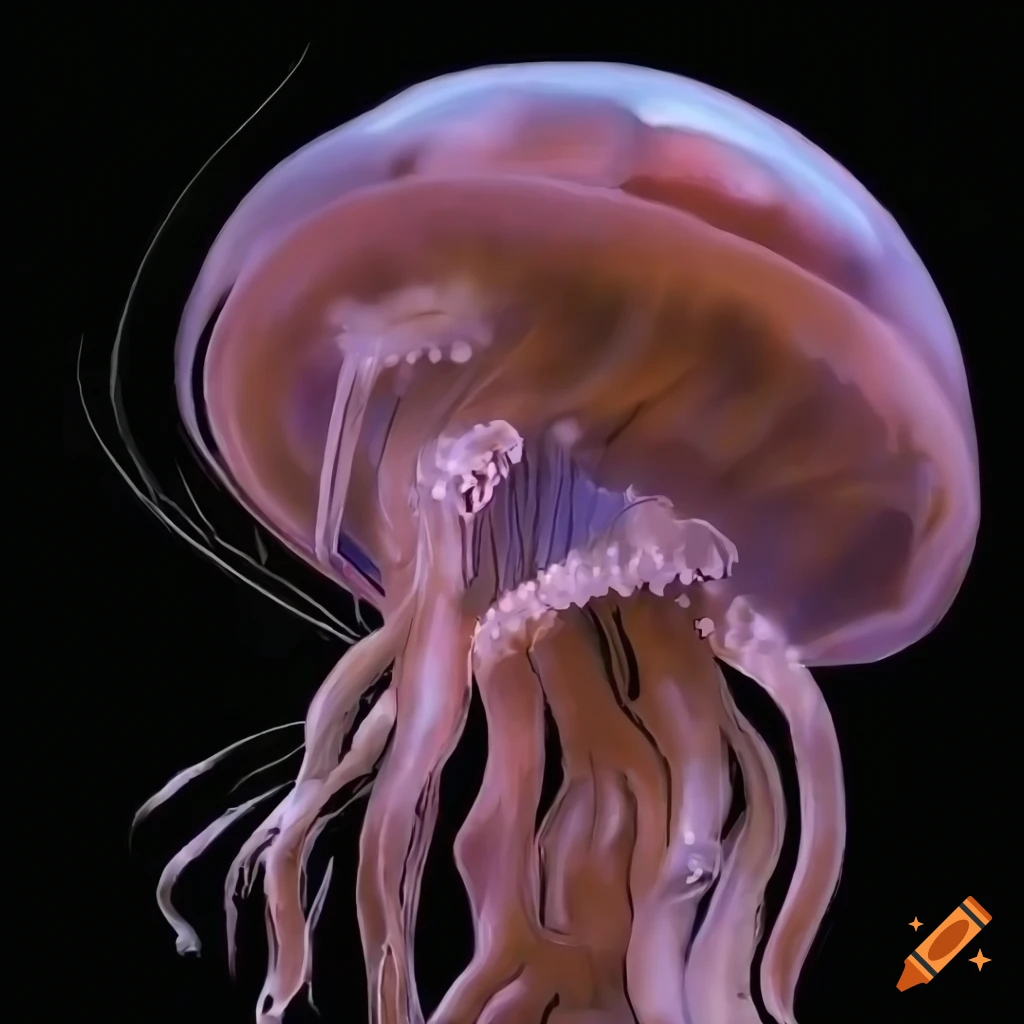 Cel shaded mech in high definition on black background on Craiyon