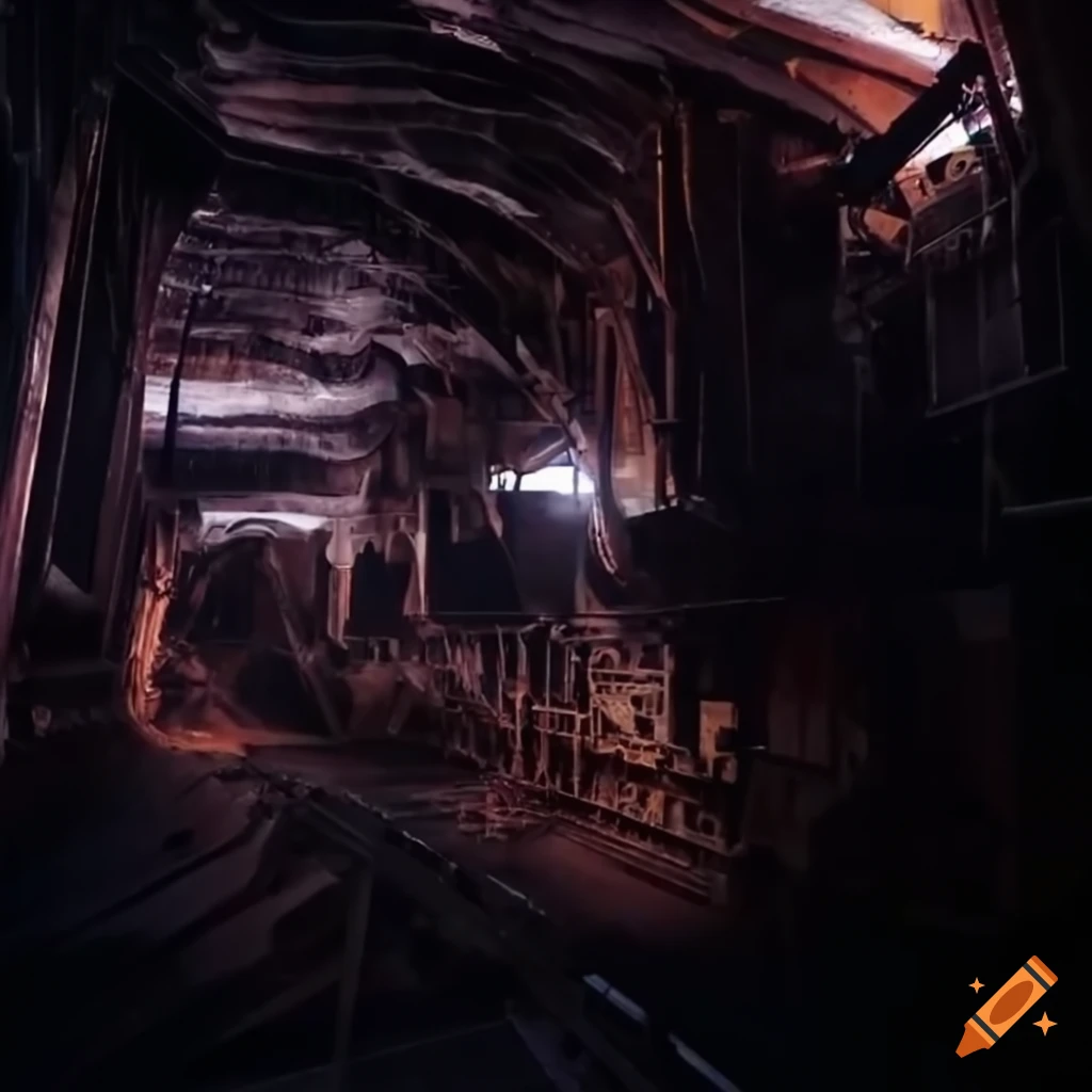 Longwall mining machine on Craiyon