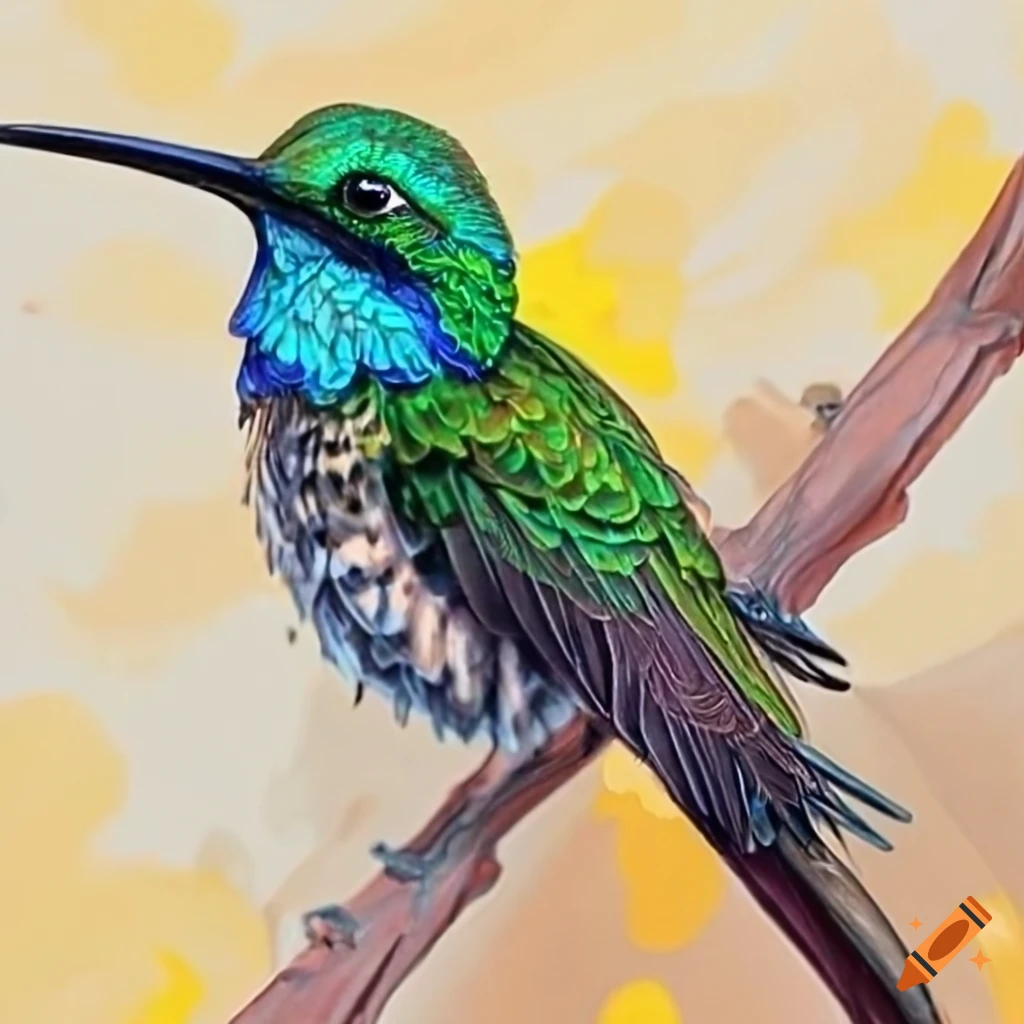 Santa marta sabrewing on Craiyon