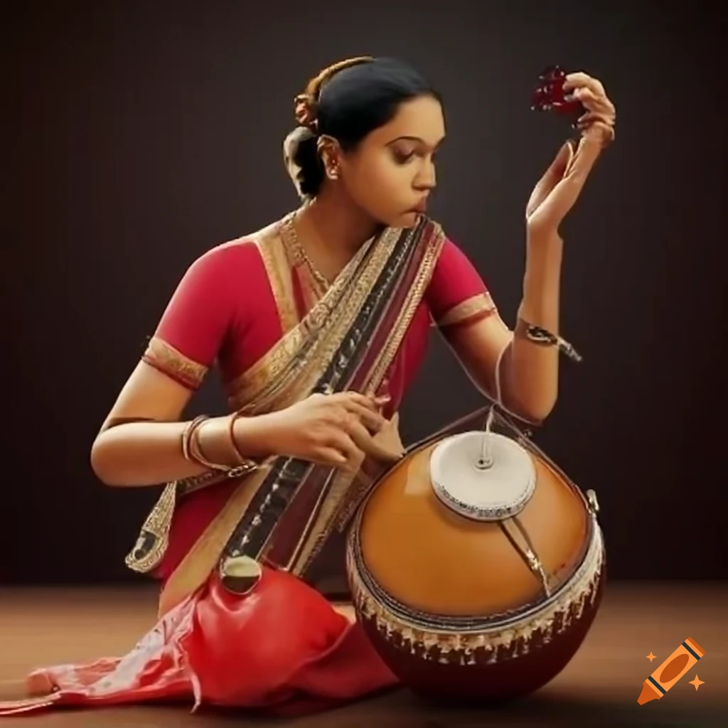 Indian instrument used to explore the relationship between music and ...