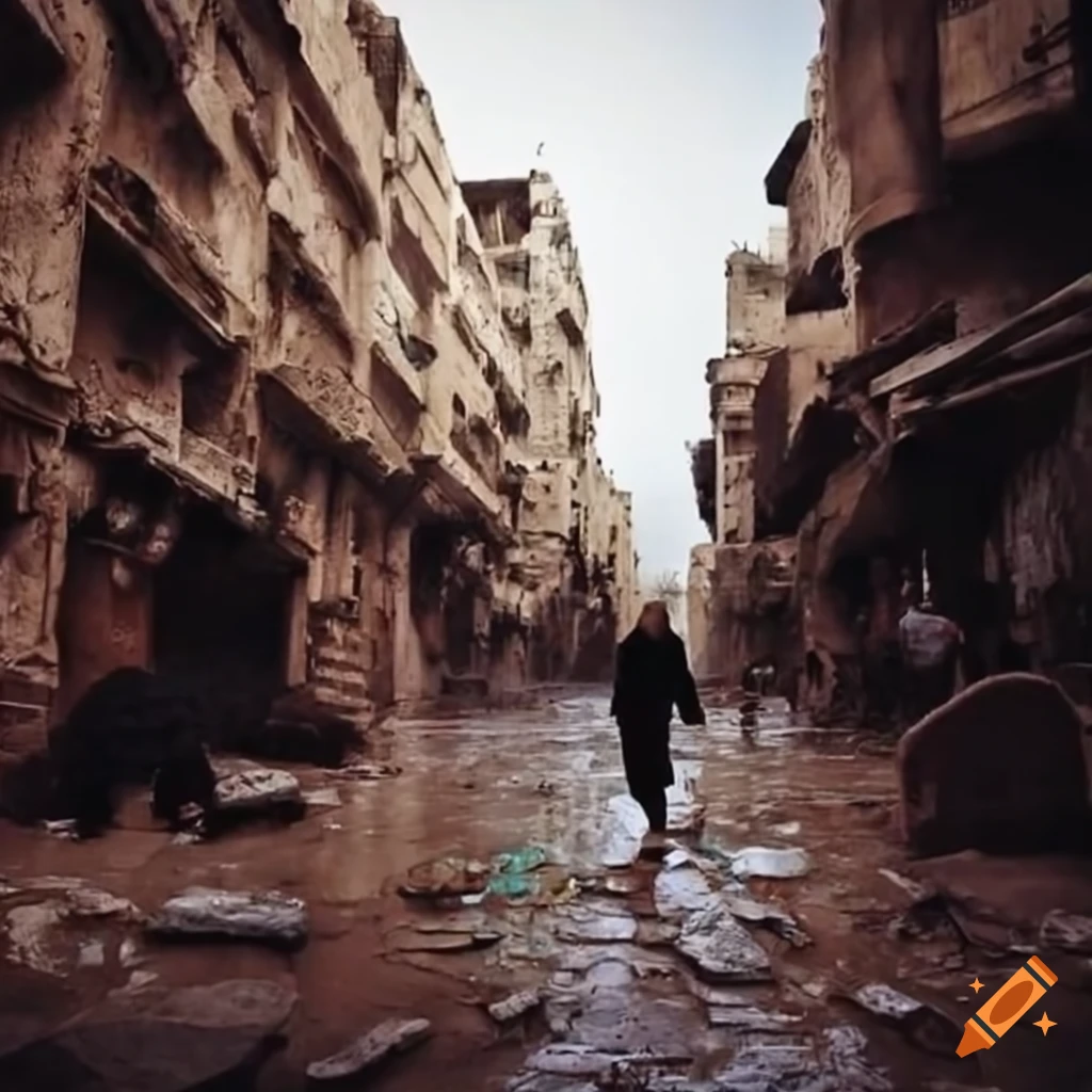 Cityscape of aleppo, syria on Craiyon