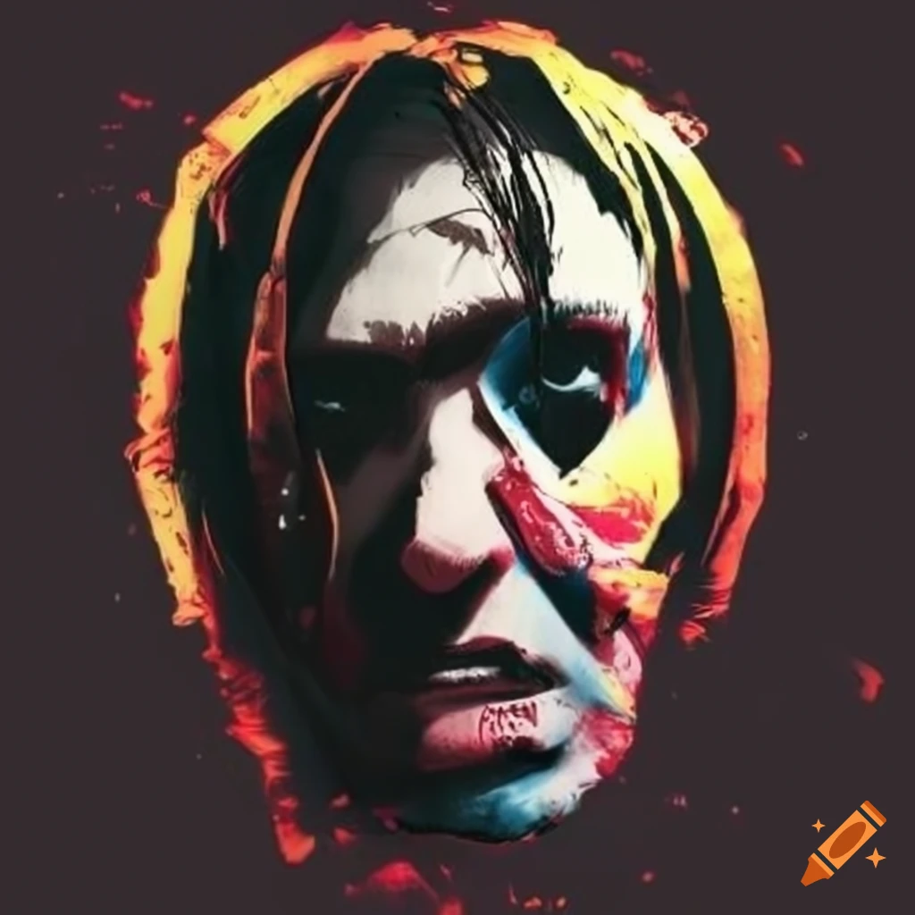 Egregious Stain rock band logo on Craiyon