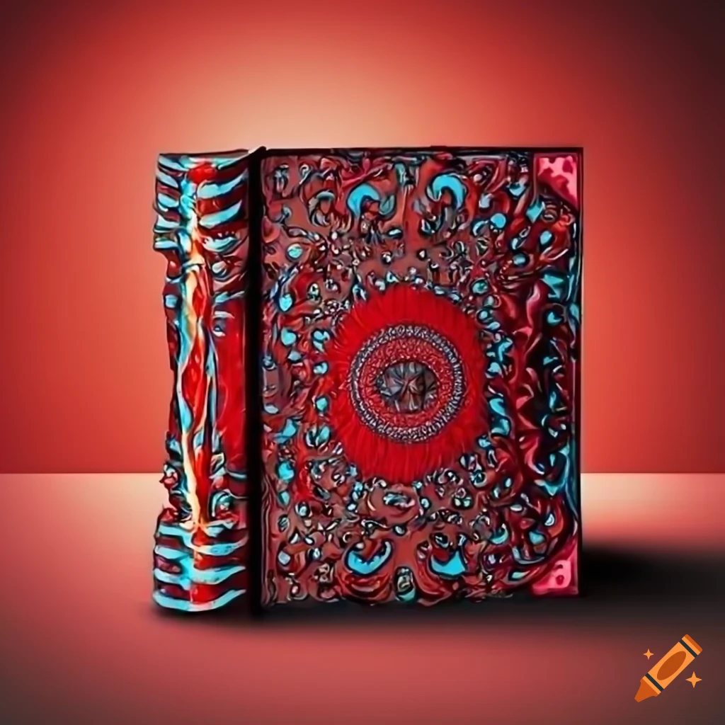 Book cover for a magic illusions redprint book with intricate design on ...