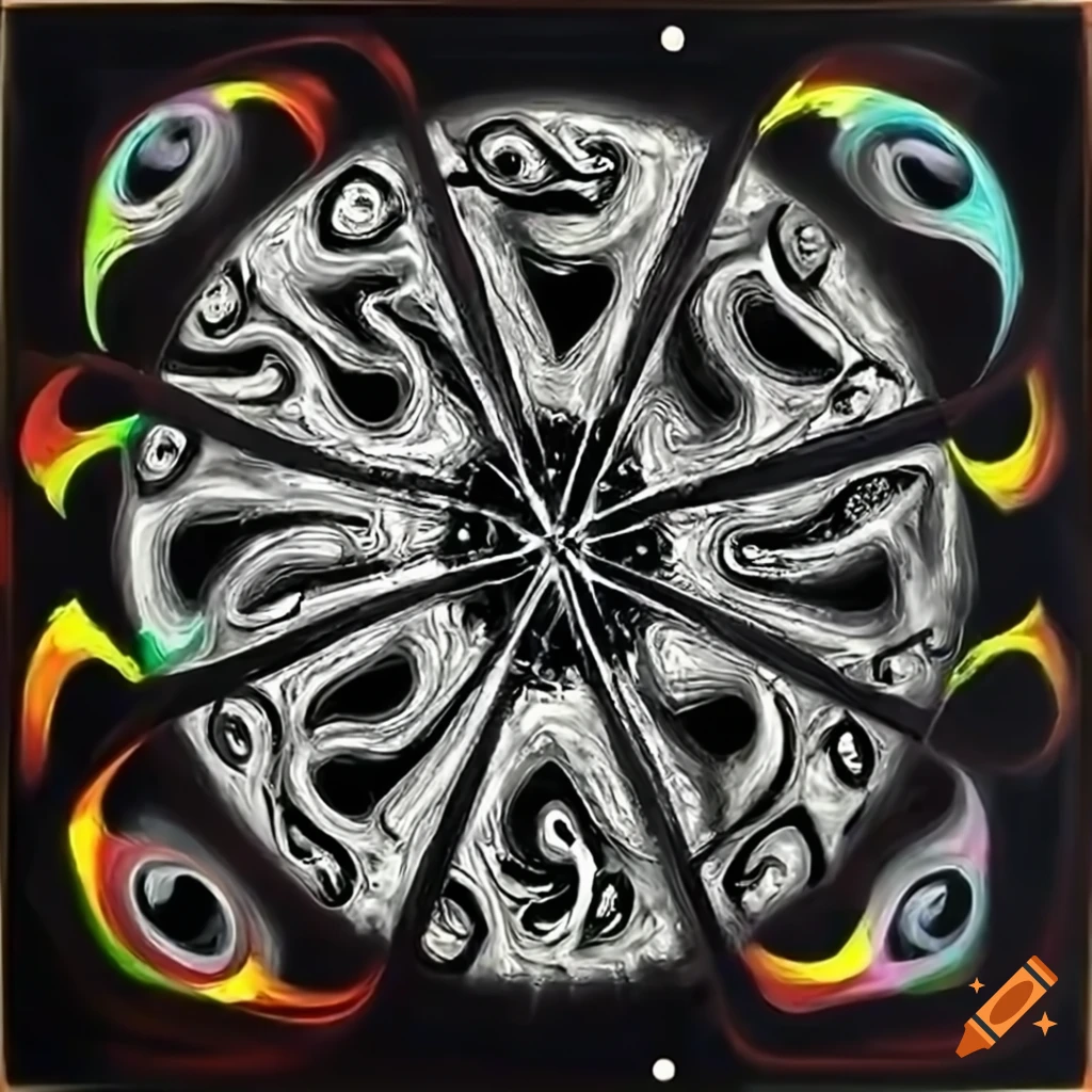 Vivid scene of aliens dancing on Earth with music-inspired colors and ...