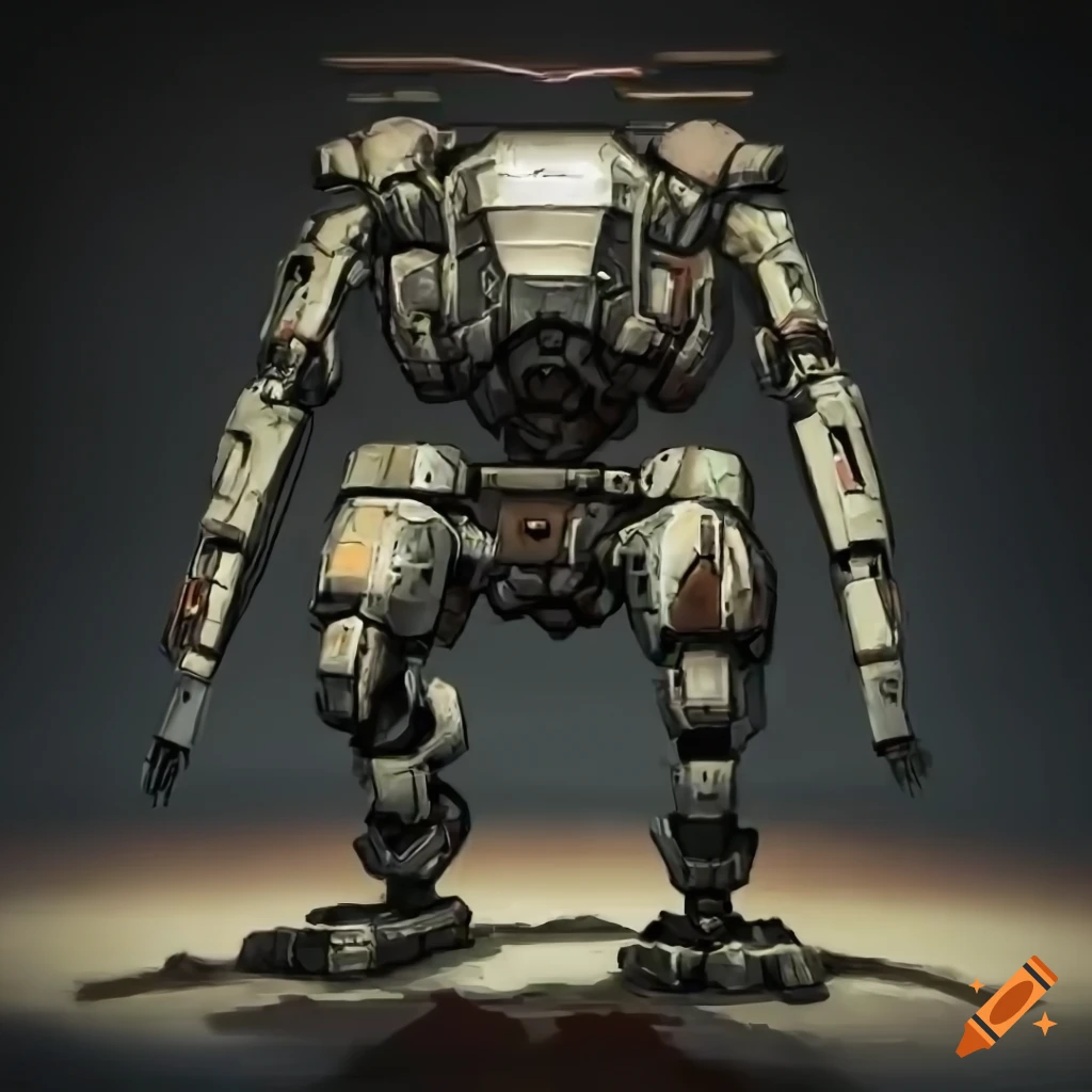 Cel-shaded metal gear styled mech with stunning high definition and ...